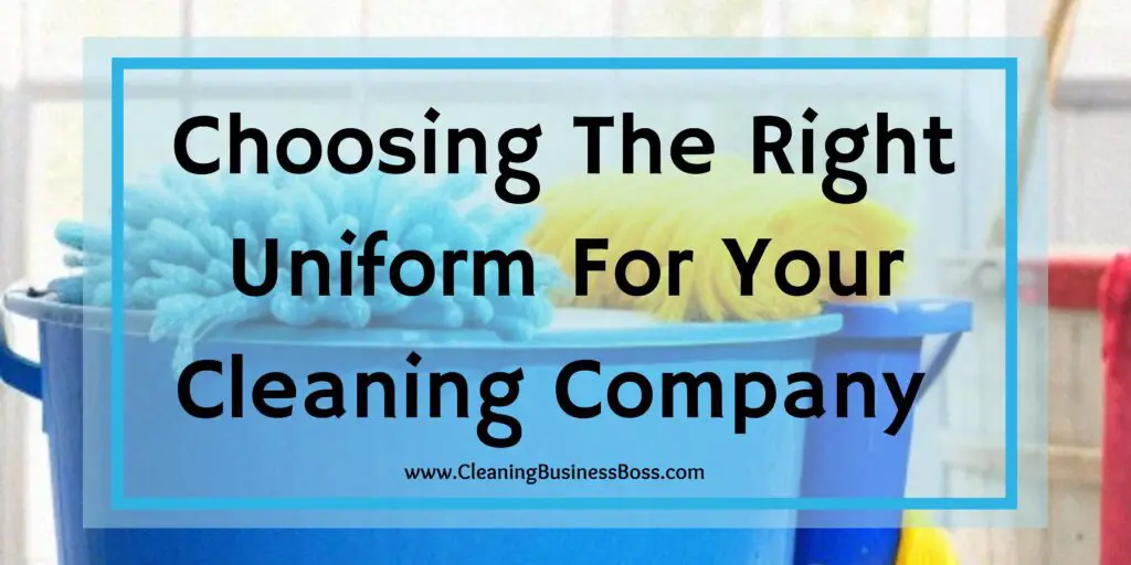 Cleaning Business Uniform Ideas - Cleaning Business Boss