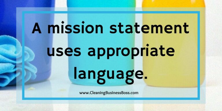 How to Write Your Cleaning Business Mission Statement? - Cleaning ...